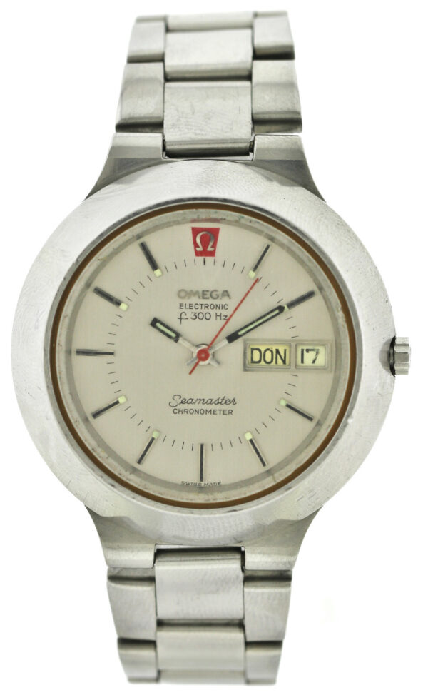 Omega Seamaster Electronic F 300 Chronometer Stimmgabeluhr Armbanduhr ...